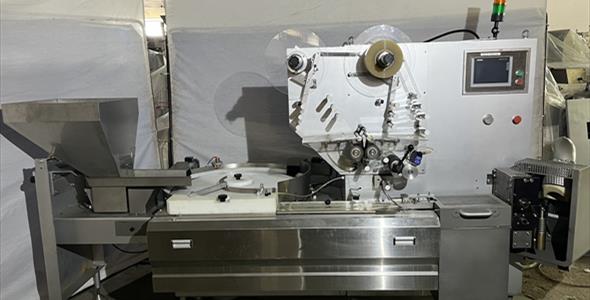 Fine Food Machine Candy Mini Wrapper w/ Built-In Vibratory Feeder ...